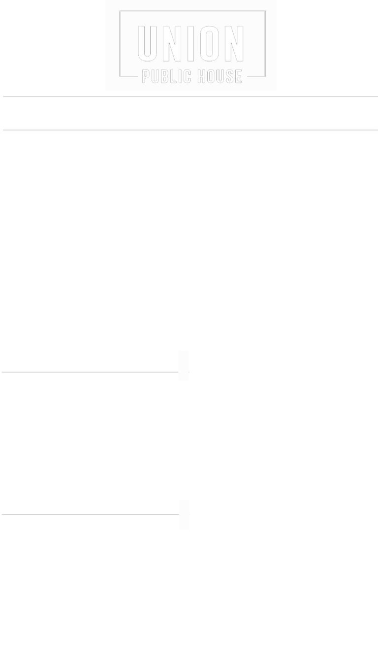 Bar Menu - Union Public House