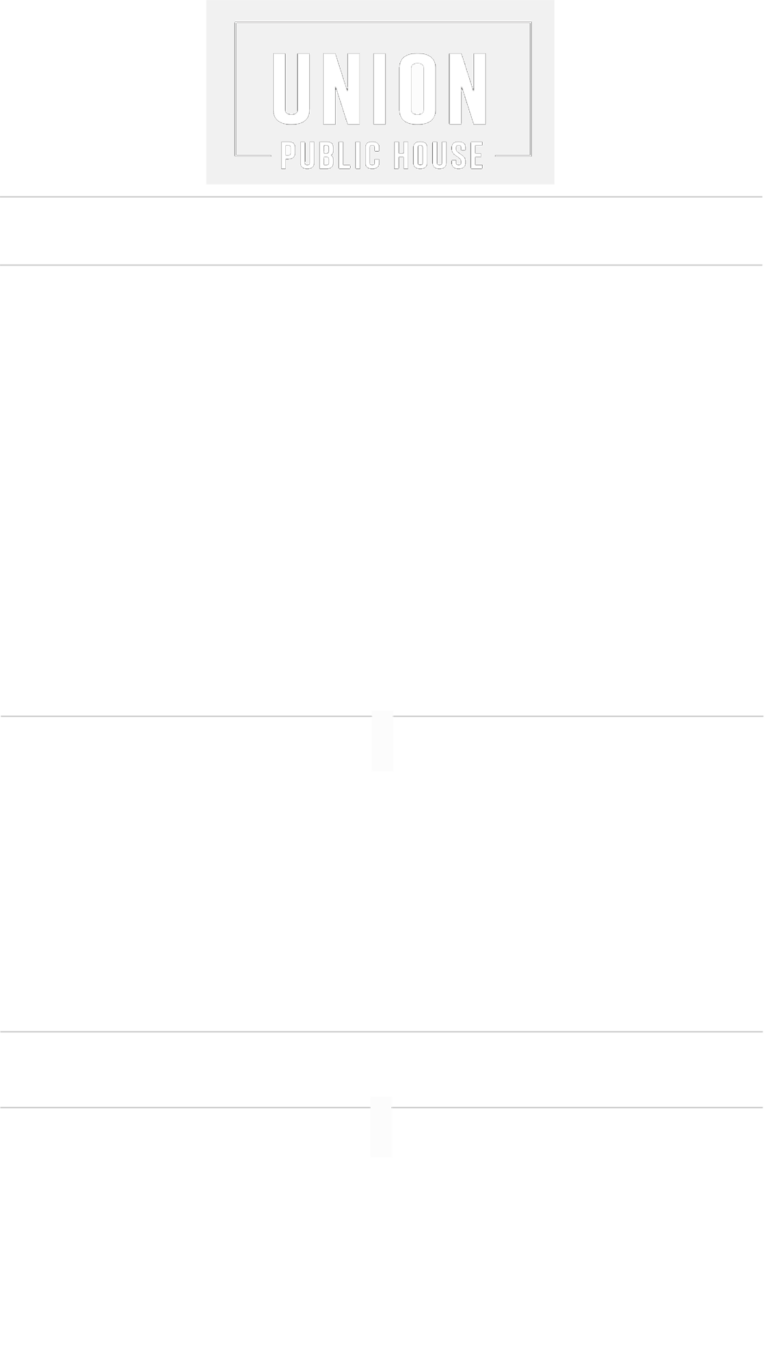 Bar Menu - Union Public House